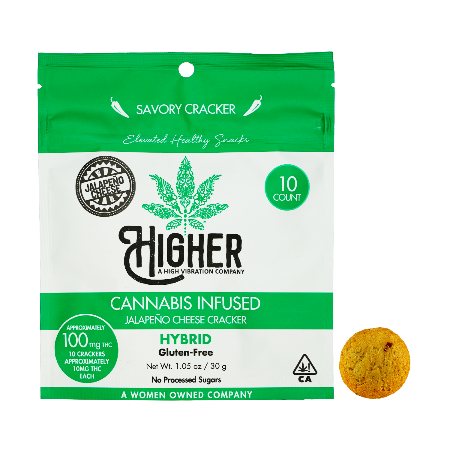 HIGHER EDIBLES - Jalapeno Cheese Crackers – Premium Cannabis Product at ...